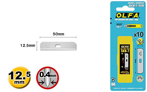 Rezervni nožići za sigurnosne skalpel 12,5 mm - SKB-7/10B - Olfa