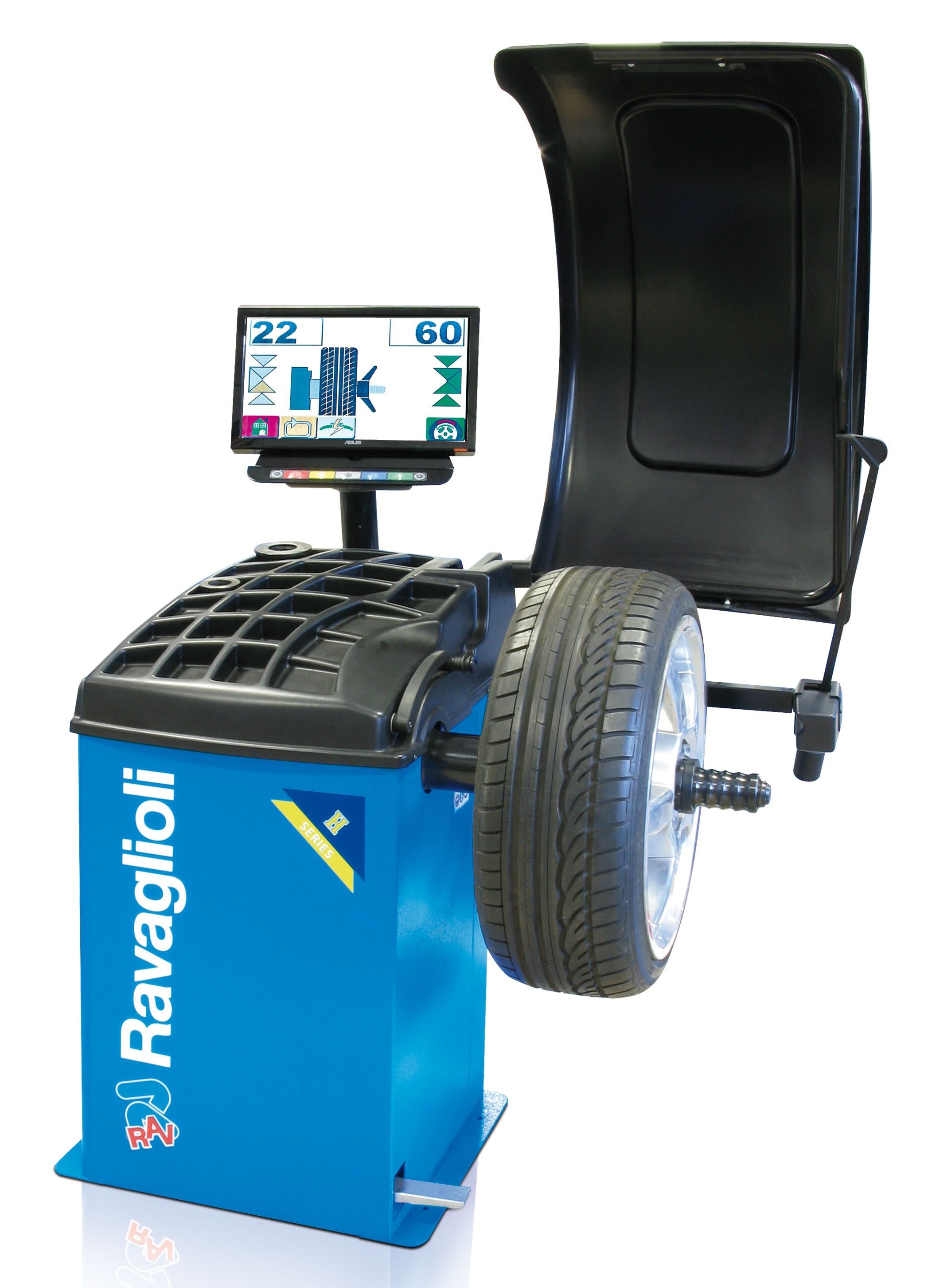 Ravaglioli Uređaj za balansiranje točkova 10-26" sa 19" TFT displejom ...
