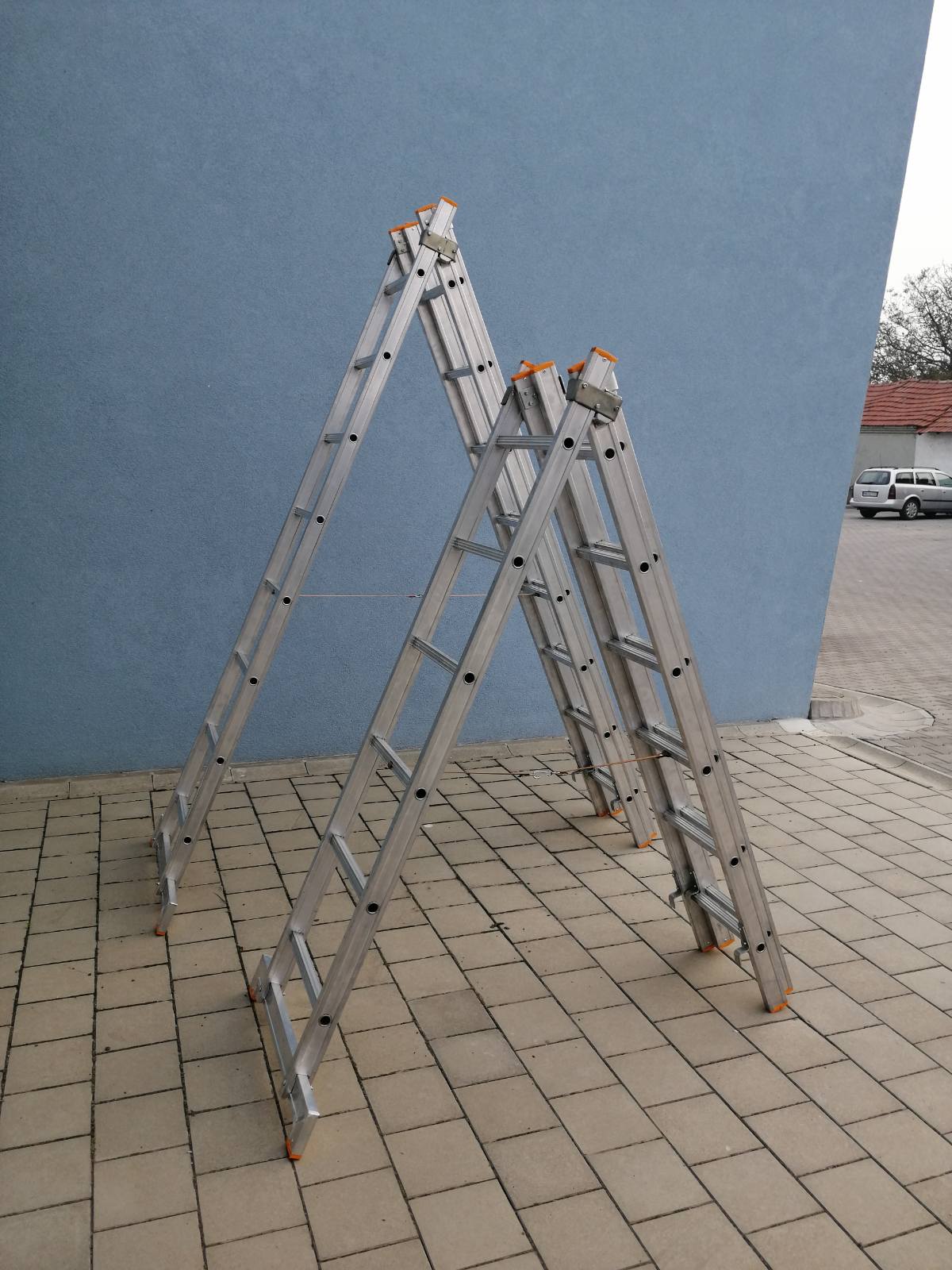 Aluminijumska trodelna merdevina 3x10 / 7.2m