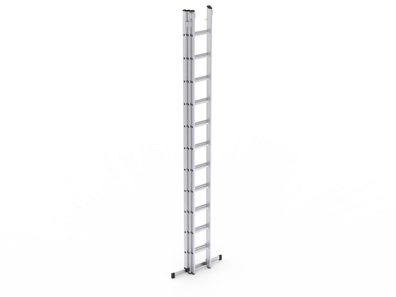 Aluminijumske trodelne merdevine univerzalne 3×11 - 3.06/7.86m ATM