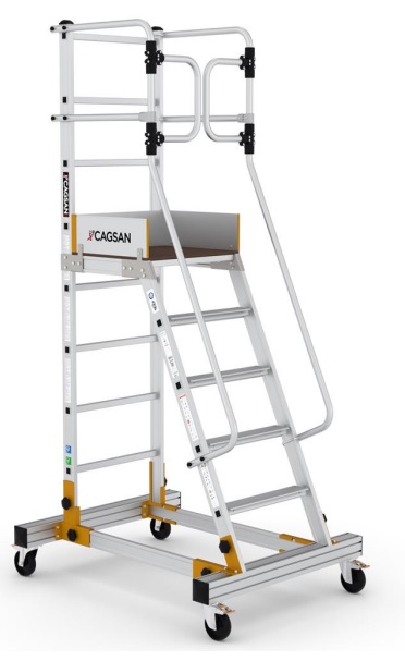 Platforma merdevina za regale i skladišta RD2,0 - 2m visina gaz. (step ...