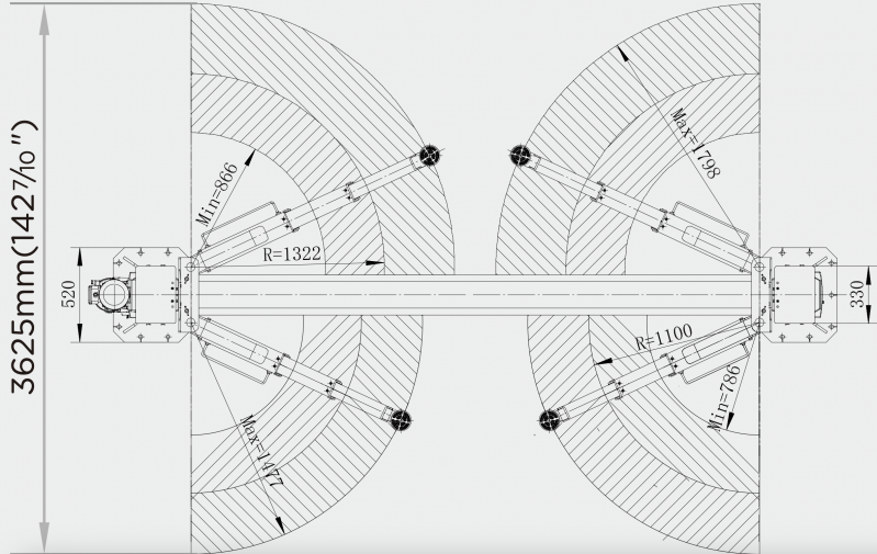 Balanshi dvostubna dizalica 5.5t automatska PL-5.5-2DE